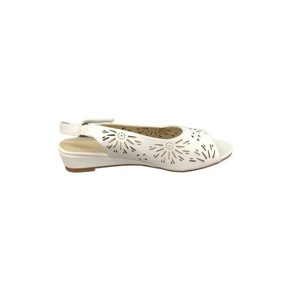 Beacon | Shoes | Beacon Comfortwell Sandals M Peep Toe Slingback Cut ...